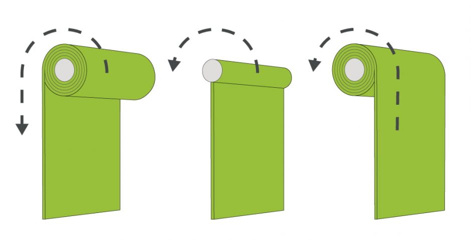 Which Way Should a Roller Blind Be Rolled? - English Blinds