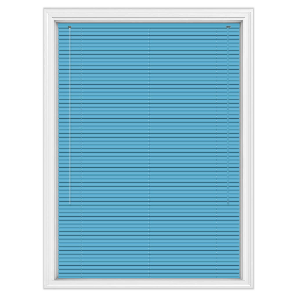 25mm Baby Blue Aluminium Venetian Blinds, Made to Measure