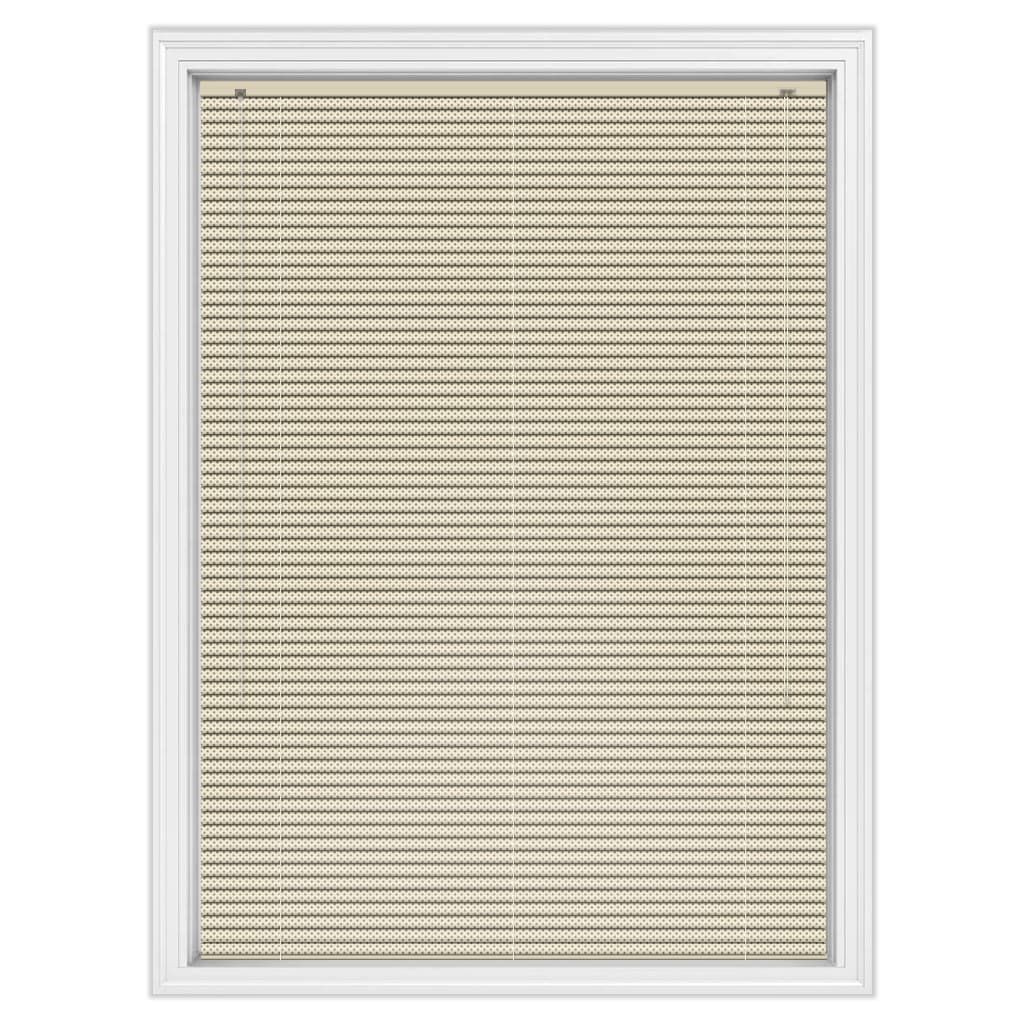 25mm Filter Cream Perforated Aluminium Venetian Blinds, Custom Made