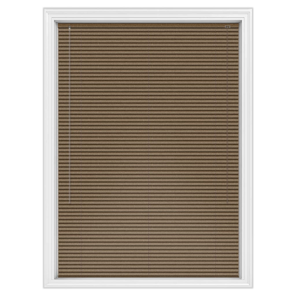 25mm Electric Chocolate Metallic Brown Aluminium Venetian Blinds