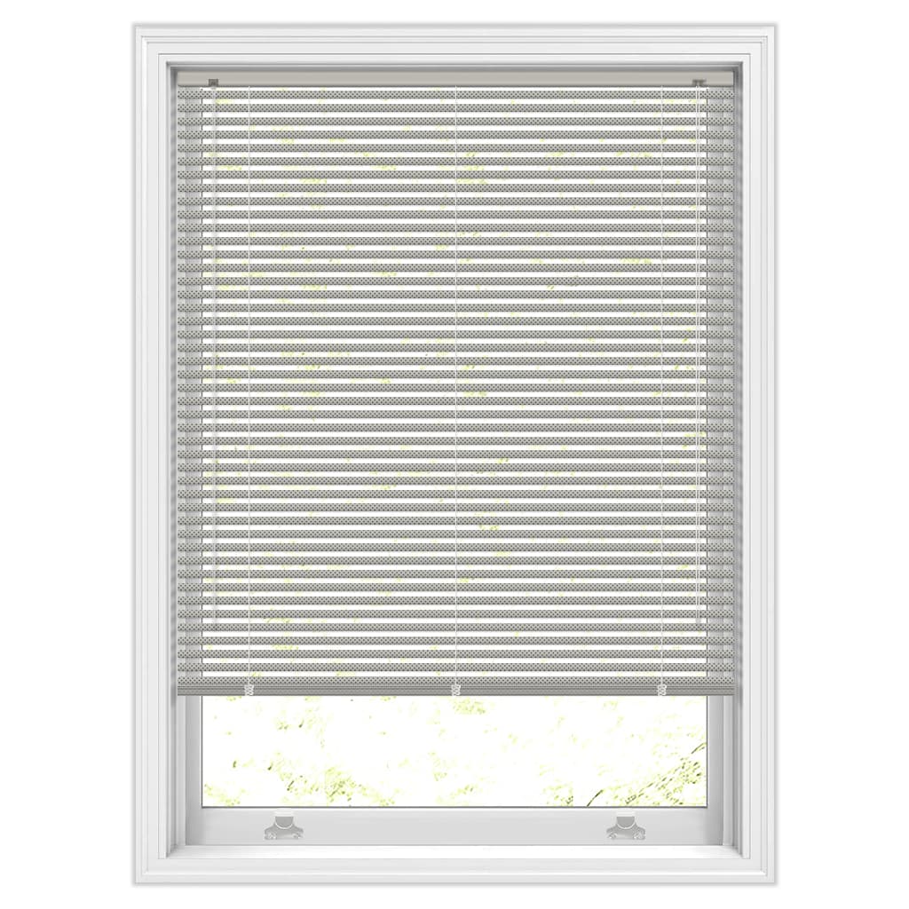 25mm Filter Grey Perforated Aluminium Venetian Blinds, Custom Made