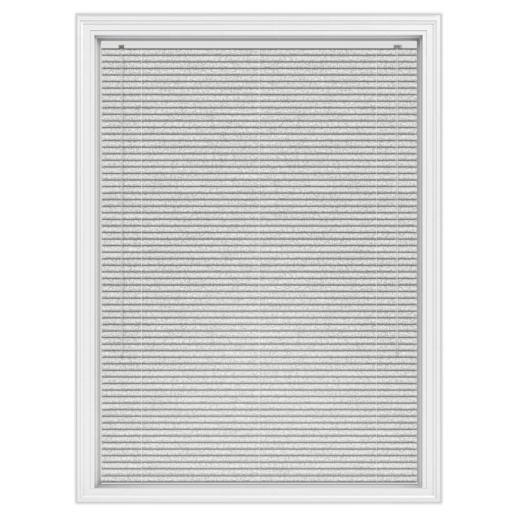 25mm Glisten Metallic Silver-Grey Textured Aluminium Venetian Blinds