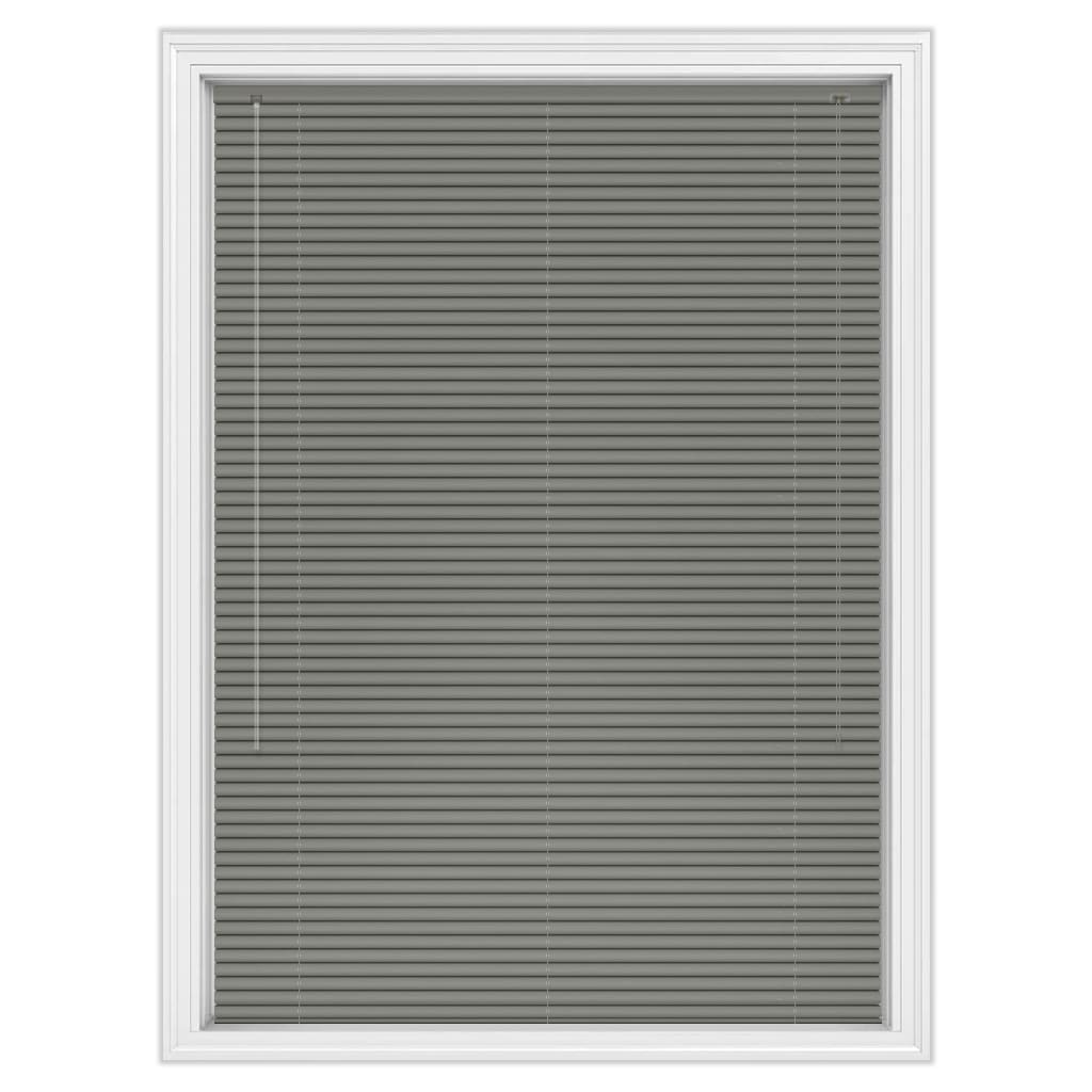 25mm Twilight Light Steel Grey Aluminium Venetian Blinds, Made to Measure