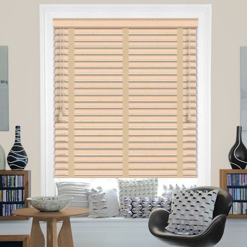 35mm Pine Wooden Venetian Blinds with Tapes, Made to Measure