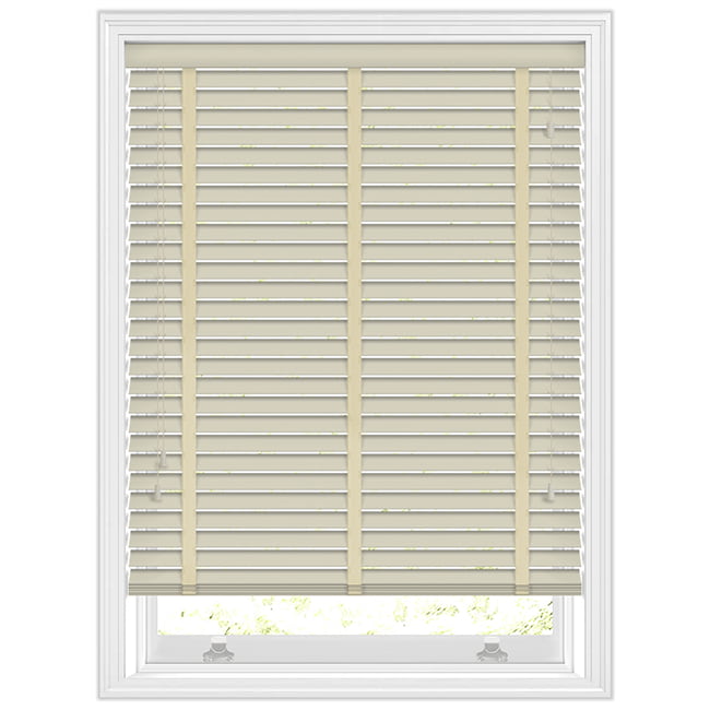 50mm Edgecombe Luxury Wooden Timber Blinds with Tapes, Made to Measure