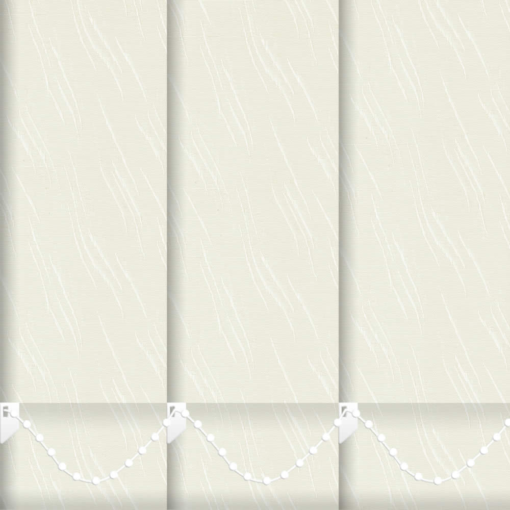 Sara Cream Vertical Blinds, Made to Measure - English Blinds