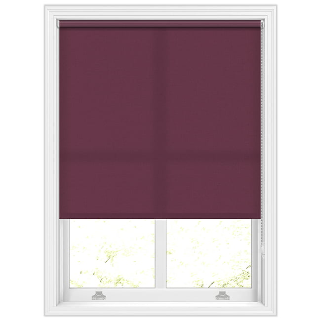 Gala Boujee Burgundy Purple Roller Blinds, Dimout Light Filtering Fabric