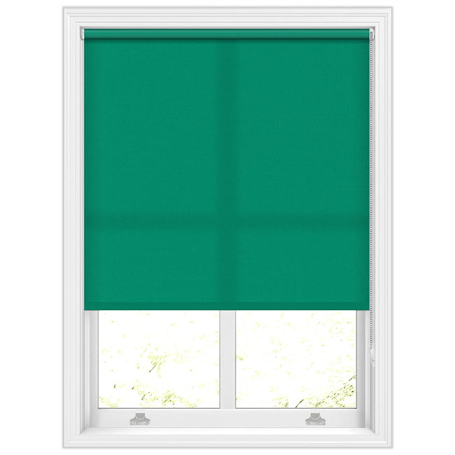 Gala Cacti Vibrant Green Blackout Roller Blinds, Made to Measure