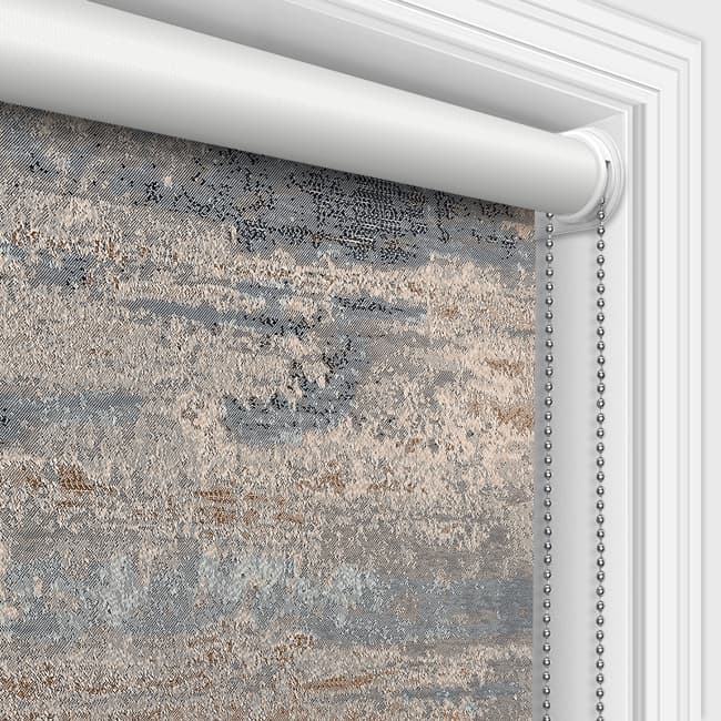 Galet Copper Luxurious Metallic Textured Blackout Roller Blinds