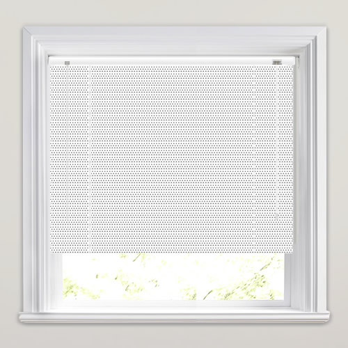 Quality White Perforated Aluminium Venetian Blinds, Made to Measure