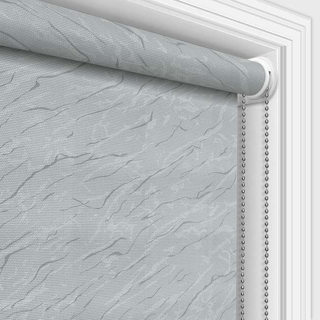 Kalahari Vapour Grey Marble Inspired PVC Waterproof Roller Blinds