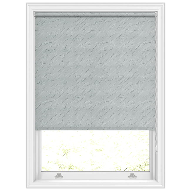 Kalahari Vapour Grey Marble Inspired PVC Waterproof Roller Blinds