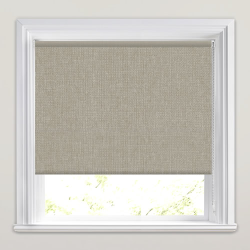 Light Graphite Grey Thick Woven Textured Roller Blinds