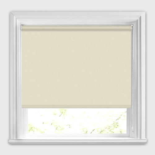 Light Beige Blackout Roller Blinds, Made to Measure