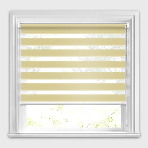 Milcote Sabo Golden Cream Day & Night Blinds | Vision Blinds | Zebra Blinds