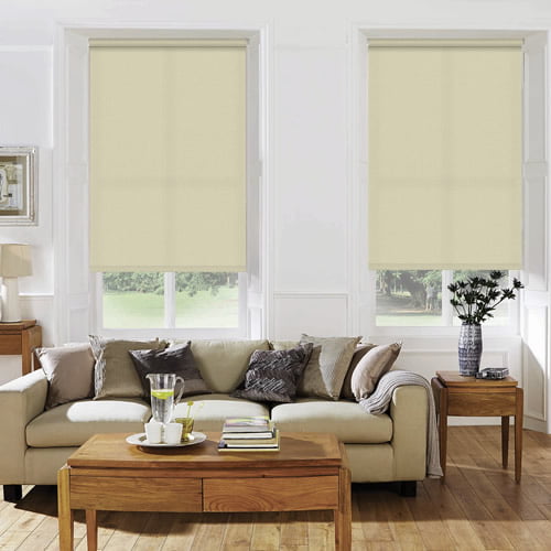 Beige Fire Retardant Roller Blinds, Made to Measure