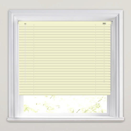 Ivory Off White Aluminium Venetian Blinds, Made to Measure