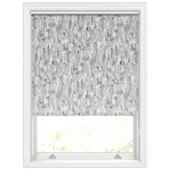 Royale Basalt Contemporary Patterned PVC Waterproof Roller Blinds