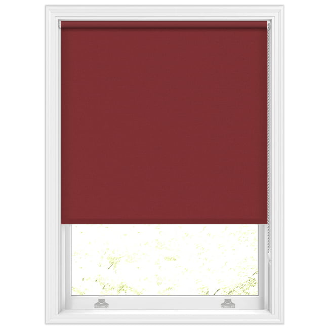 Sweet Dreams Rich Ruby Red Blackout Roller Blinds