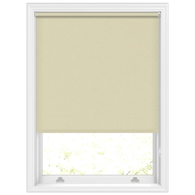 Made to Measure Light Beige Blackout Roller Blinds