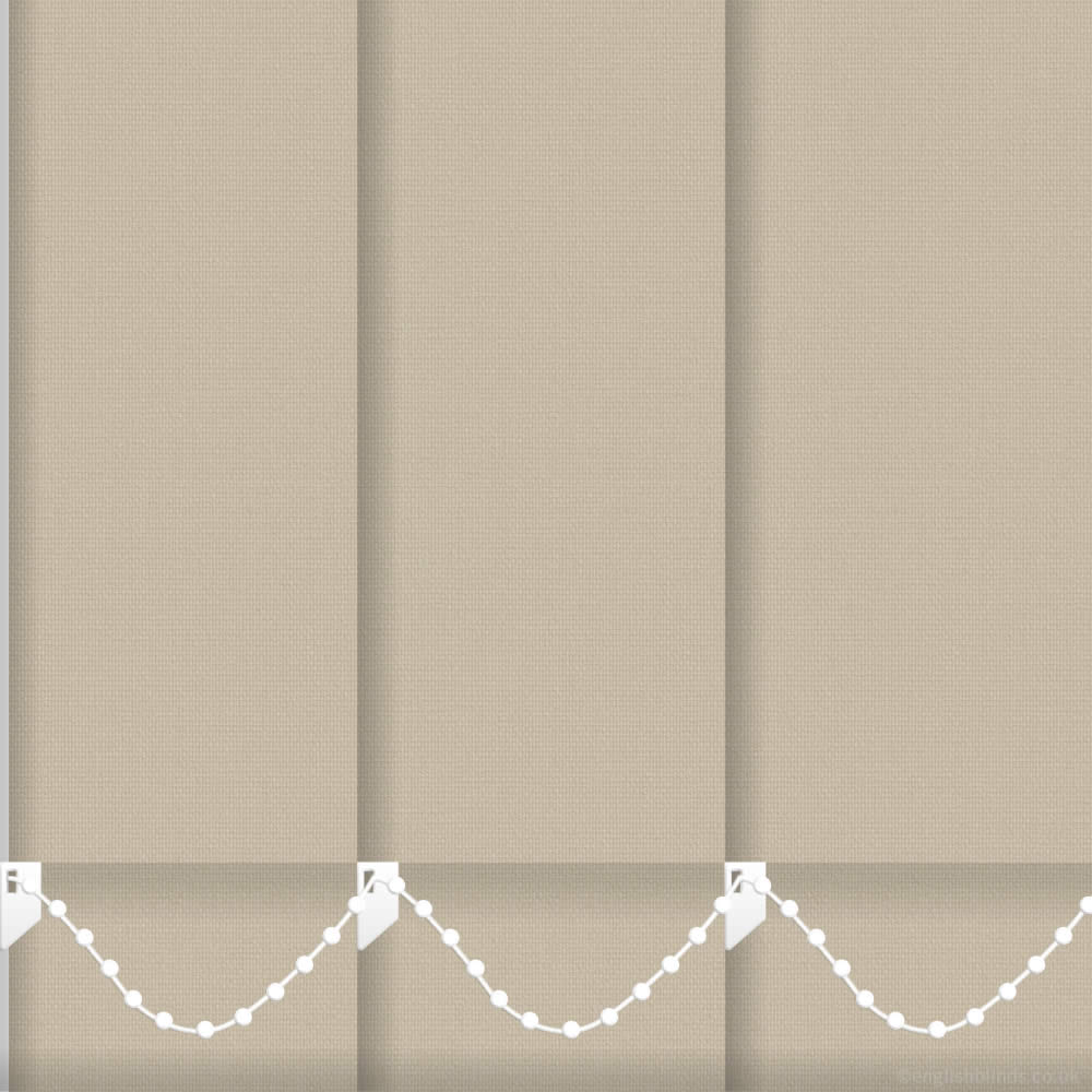 Mono FR Taupe Vertical Blinds, Made to Measure - English Blinds